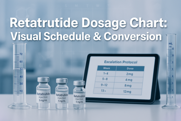 Retatrutide Dosage Chart: Visual Schedule & Conversion