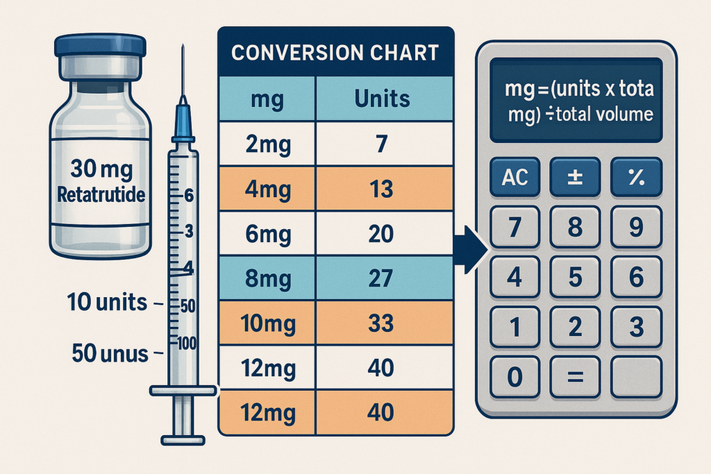 Retatrutide Dosage Calculator: mg to Units Conversion Guide