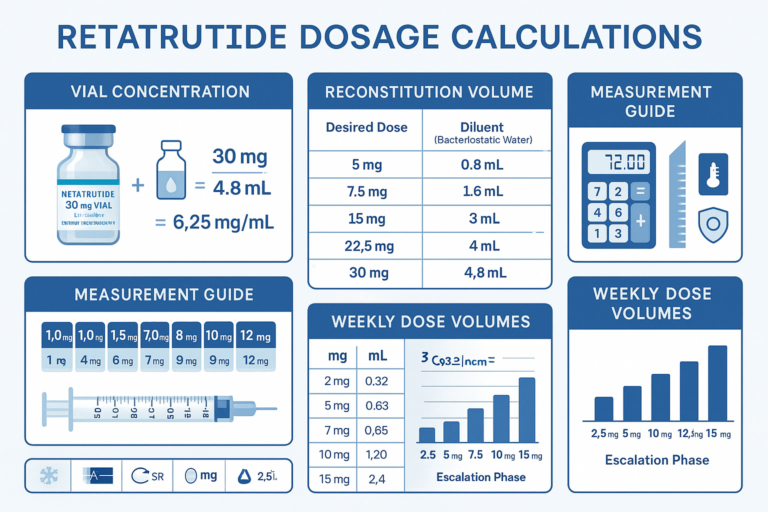 Retatrutide Dosage Chart: Visual Schedule & Conversion