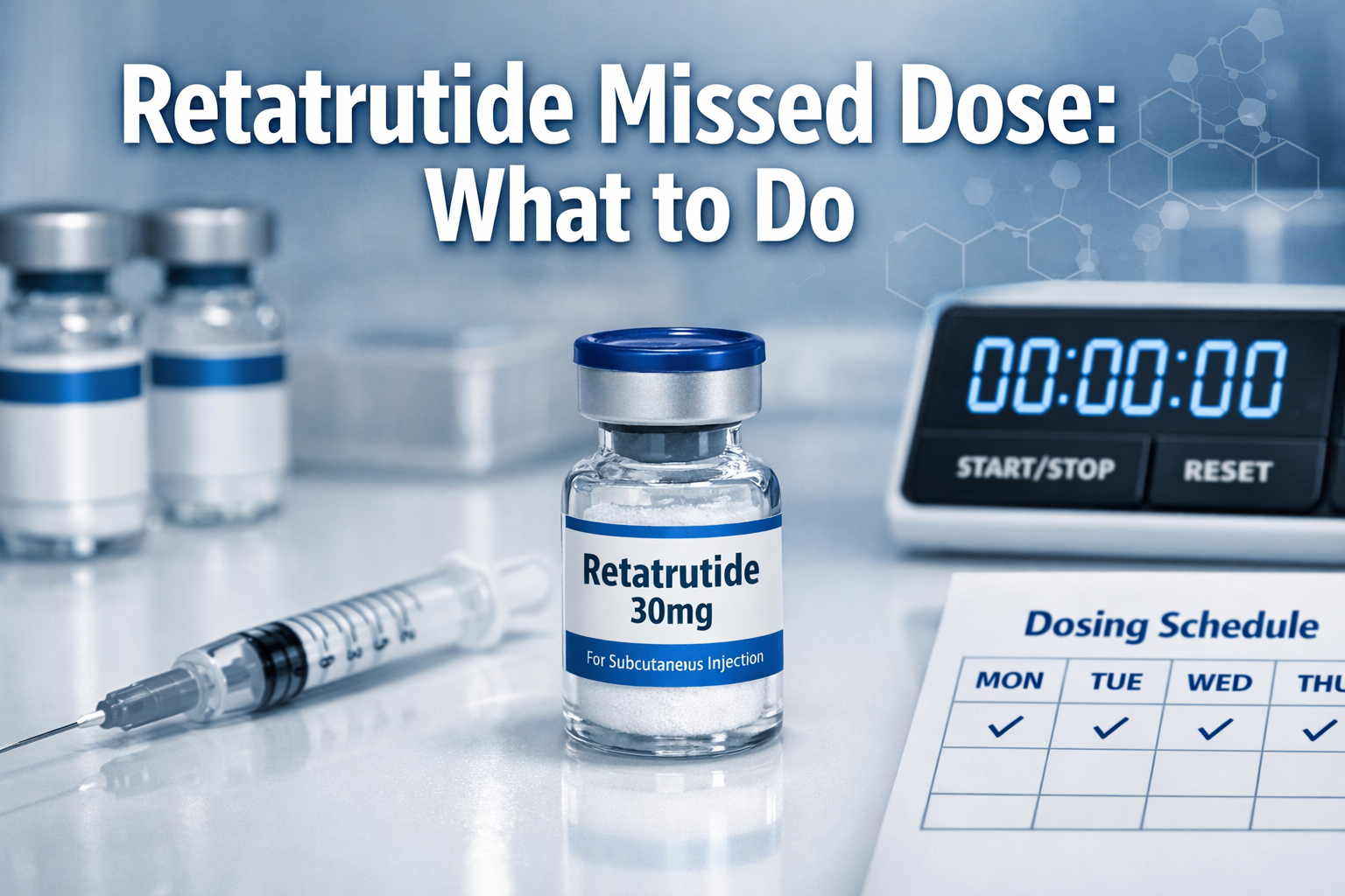 Retatrutide Missed Dose: What to Do | Research Protocol Guide
